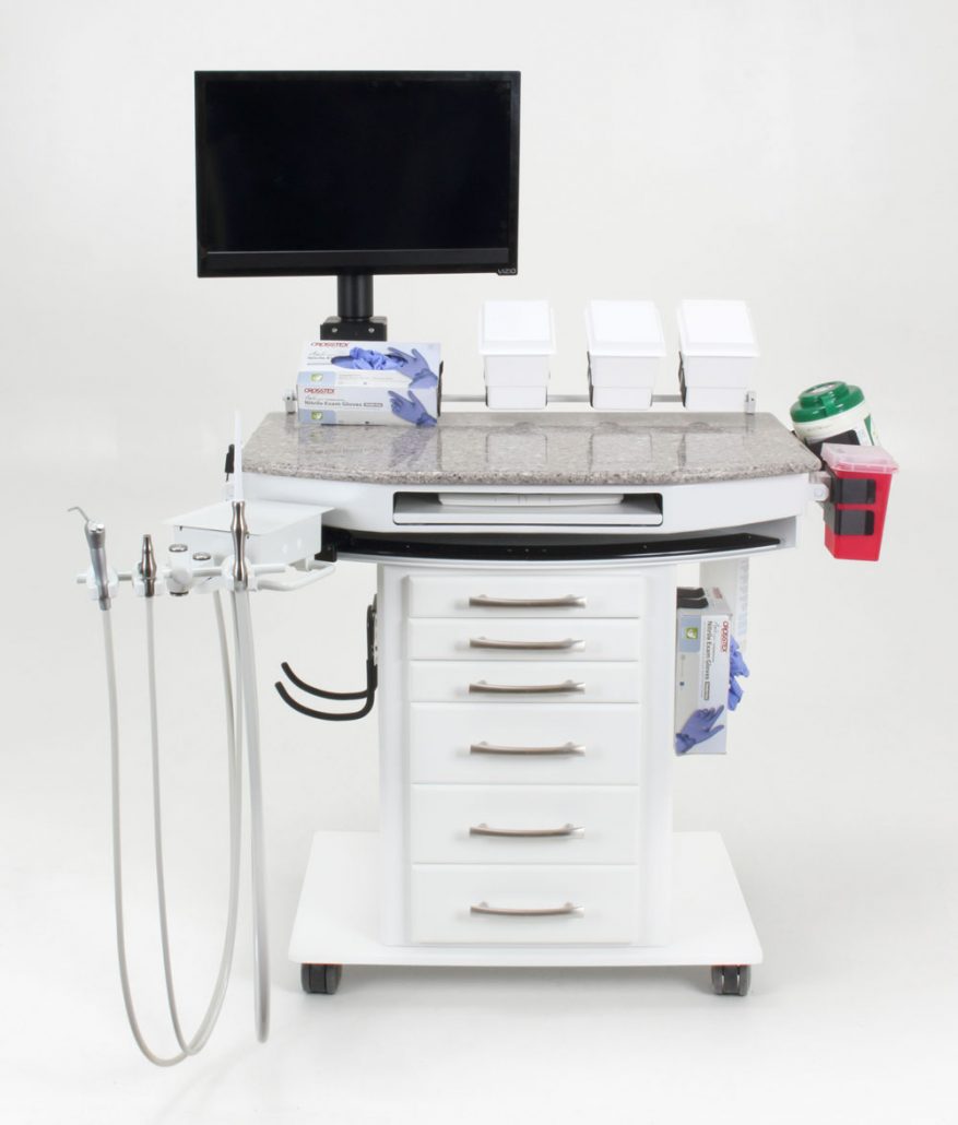 ASI Designer Rear Wall Assistant Dental Unit - ASI Dental