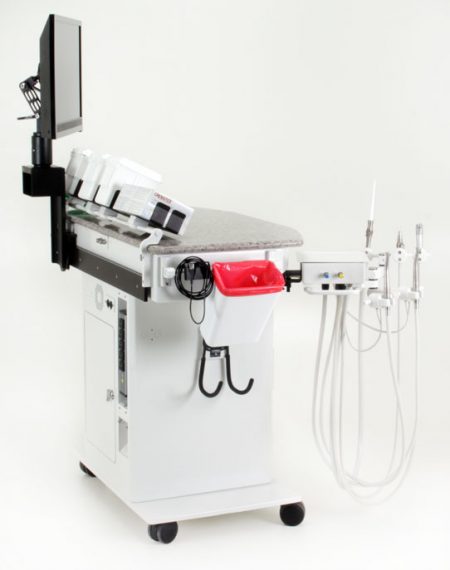 Designer Rear Mobile Ambidextrous Dental Delivery Cabinet