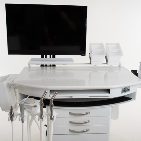 Ambidextrous Dental Assistant Cabinet