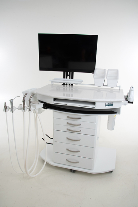 Ambidextrous Dental Assistant Cabinet