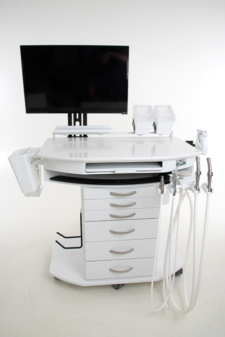 Ambidextrous Dental Assistant Cabinet