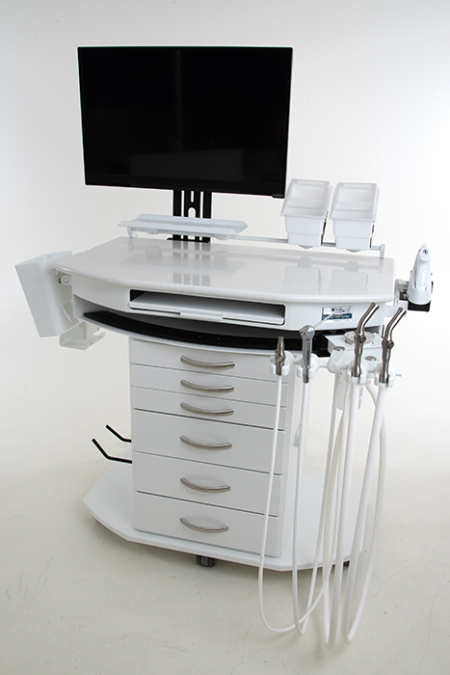 Ambidextrous Dental Assistant Cabinet