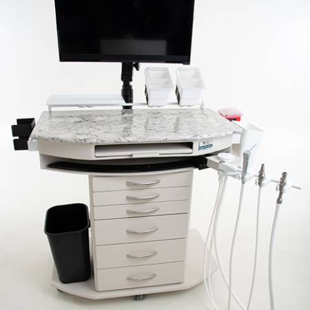 Ambidextrous Dental Assistant Cabinet