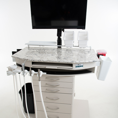 Ambidextrous Dental Assistant Cabinet