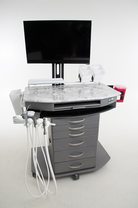 Ambidextrous Dental Assistant Cabinet