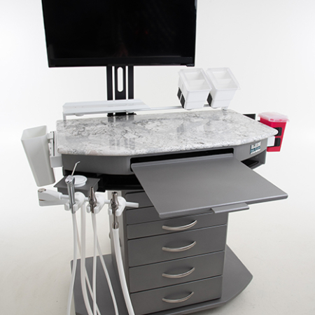 Ambidextrous Dental Assistant Cabinet