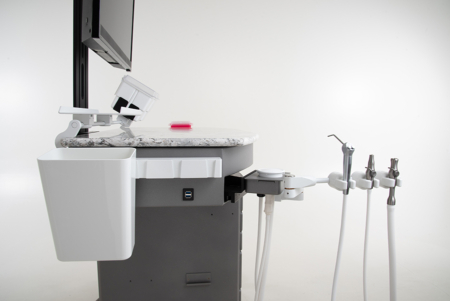 Ambidextrous Dental Assistant Cabinet