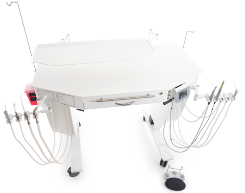 Mobile Dental Instrument Carts & Mobile Surgical Suction Dental Cart